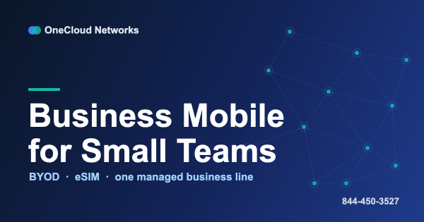 Business Cell Phone Plans for Small Businesses in 2026: BYOD, eSIM, and ...