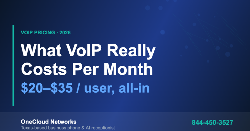 How Much Does VoIP Cost Per Month for a Small Business? (2026 Pricing ...